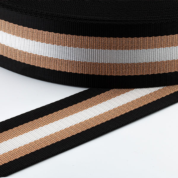 Gurtband Polyester mit Lurex 50mm schwarz online kaufen Gurtband Polyester mit Lurex 50mm schwarz online kaufen